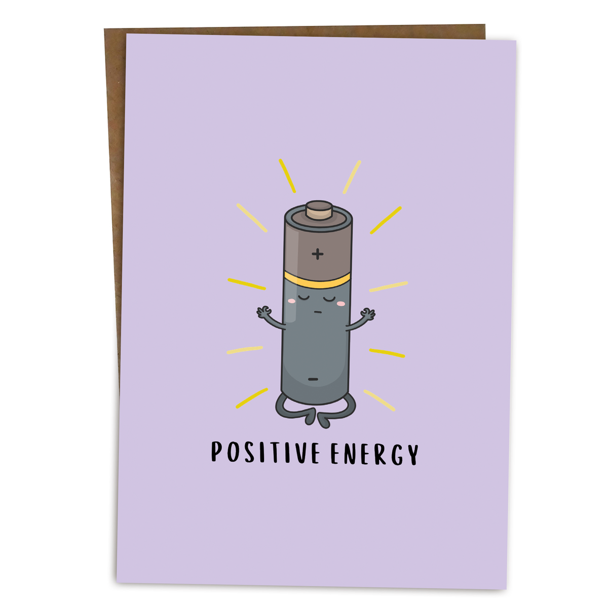 Positive Energy Good Luck Encouragement Card | BYANIKA